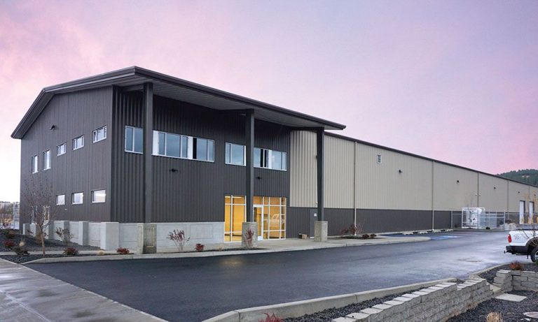 Alcobra Metals Distribution & Office Steel Building | American Buildings