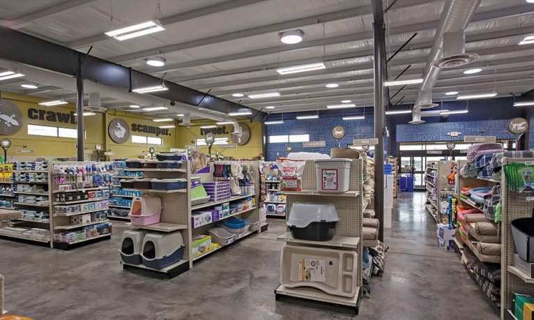 Pet Food Center Retail Facility- Custom Steel Building | American Buildings