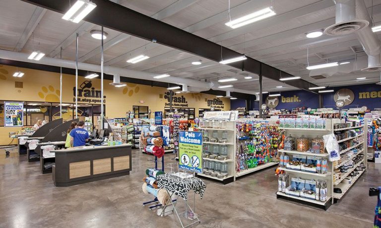 Pet Food Center Retail Facility- Custom Steel Building | American Buildings