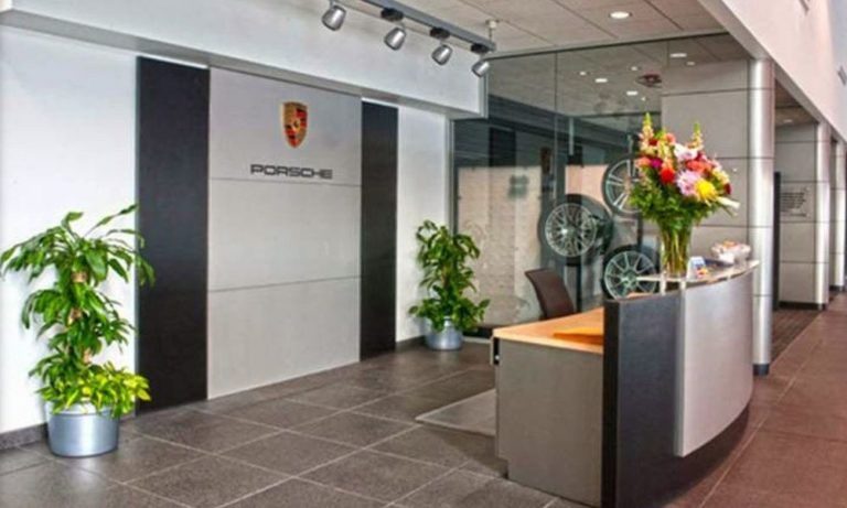 Porche of Tachoma Dealership- Custom Steel Building |American Buildings