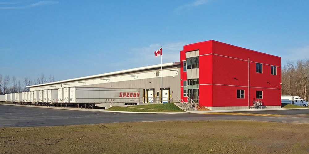 Speedy Transport Logistics Building | American Buildings Company